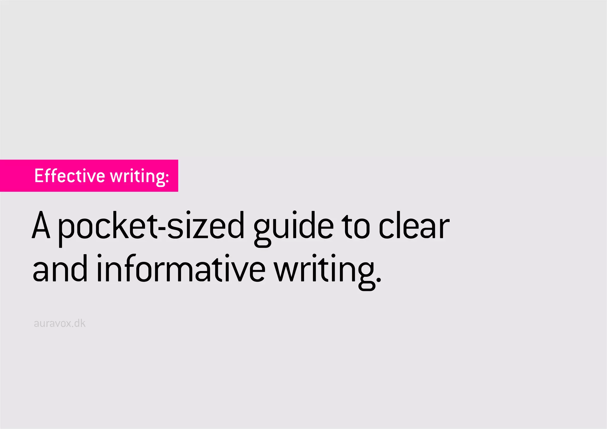 Effective writing | PDF