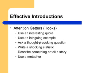 Introductions and Conclusions | PPT