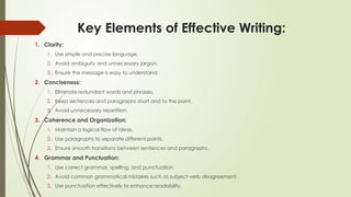 Effective Writing (khushpreet singh 2420012) bsc (hons) biotechnology.pptx