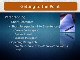 Effective Business Writing Skills | PPT