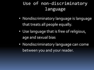 Effective writting skills | PPTX