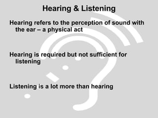 Effectivfe Listening | PPT