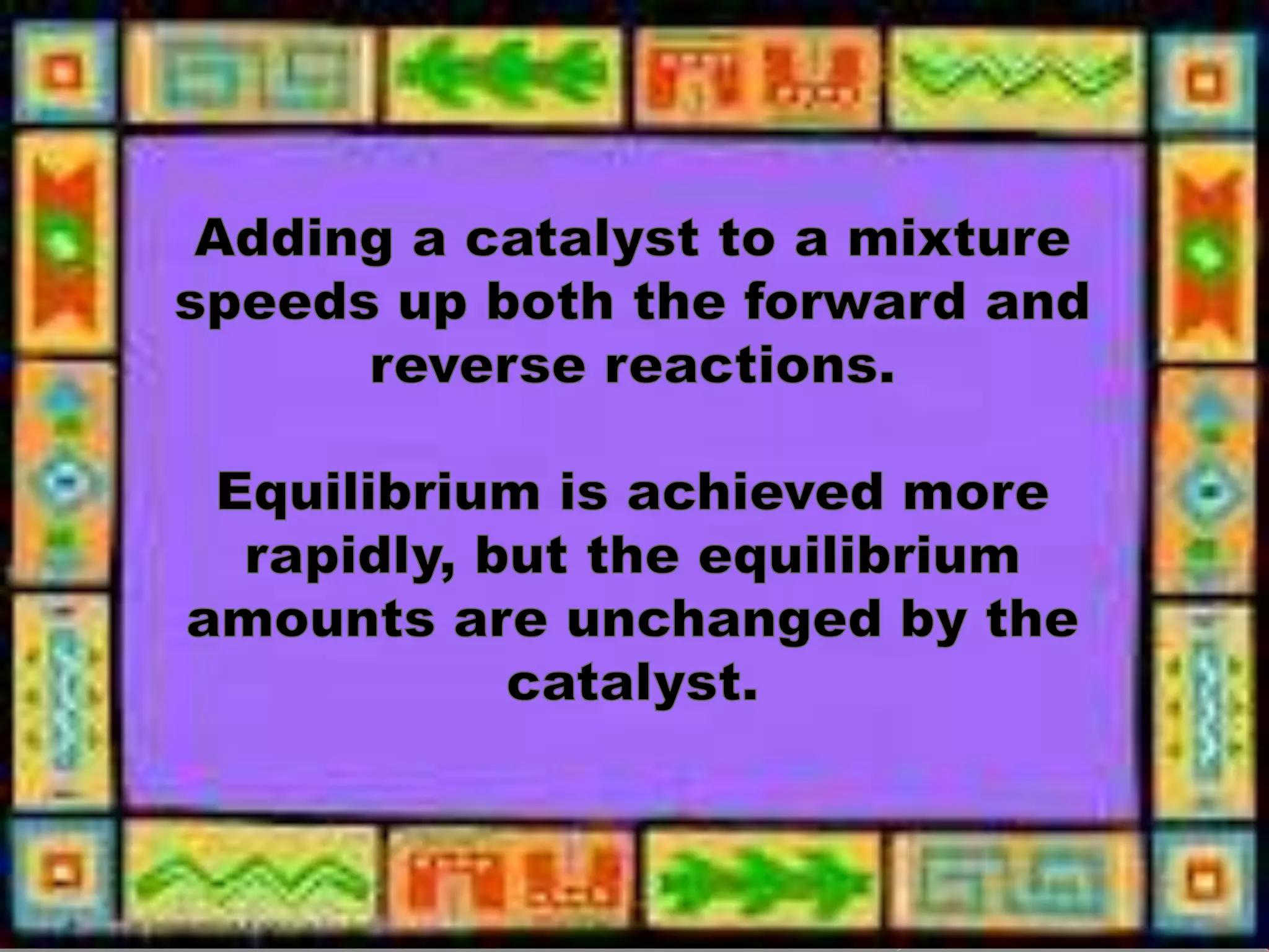 Effect of a catalyst on equilibrium | PPTX