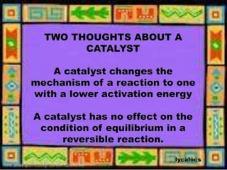 Effect of a catalyst on equilibrium | PPTX