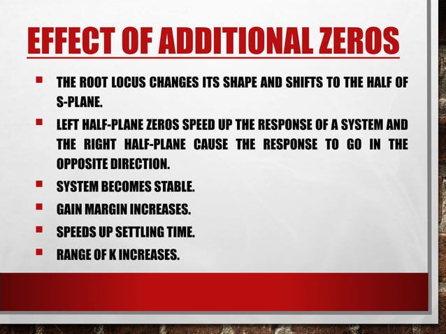 Effect Of Adding Poles And Zeros In System Transfer Function Pdf Genetics Science