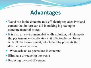 Effect of addition of wood waste ash on compressive strength of ...