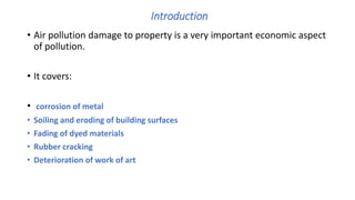 Effect of air pollution on historical moniments and | PPT