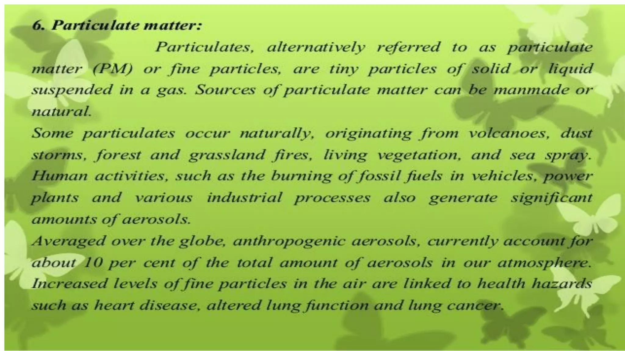 Effect of air pollution on human health | PDF