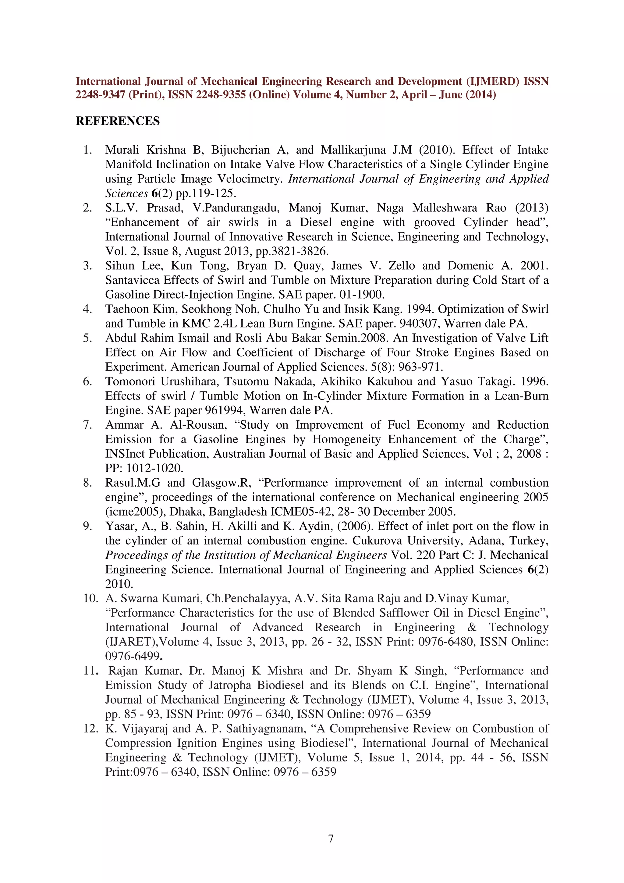 Effect of air swirl with dimpled cylinder | PDF