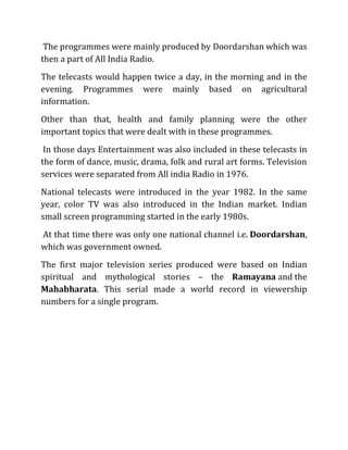 EFFECT OF ANIMATION IN TELEVISION IN INDIA | PDF