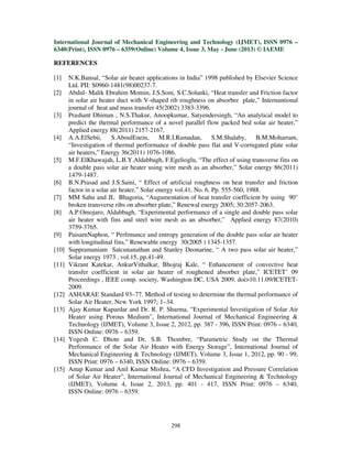 Effect of artificial roughness on heat transfer and friction factor ...