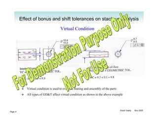 Effect Of Bonus And Shift Tolerances On Stack Up Analysis By Arash ...