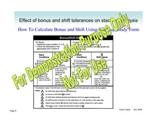 Effect Of Bonus And Shift Tolerances On Stack Up Analysis By Arash ...