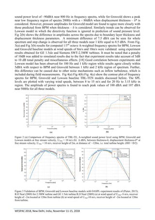 Effect o f boundary layer and rotor speed on broadband noise from horizontal axis wind turbines ...