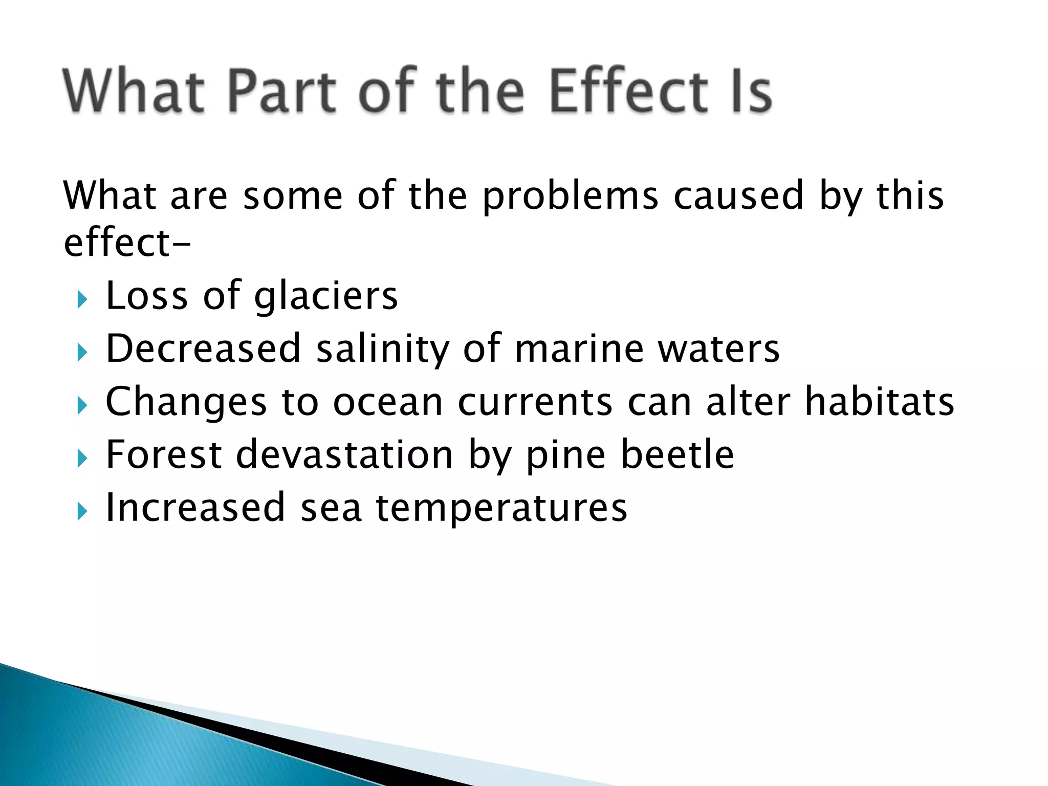 Effect of climate change on biodiversity and ecosystems | PPT