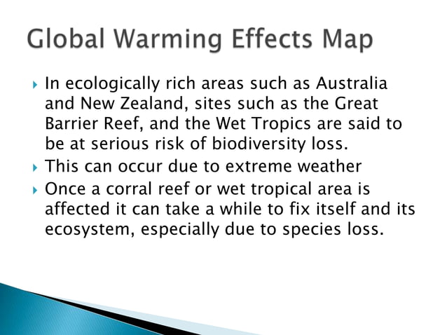 Effect of climate change on biodiversity and ecosystems | PPT