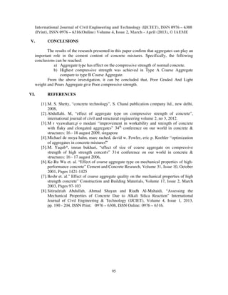 Effect of coarse aggregate characteristics on strength properties of ...