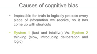 Effect of Cognitive biases in Agile teams | PPTX