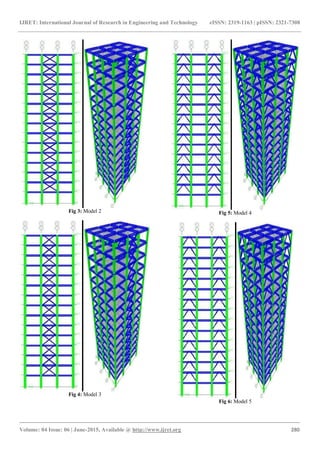 Effect of concentric and eccentric type of bracings on performance ...