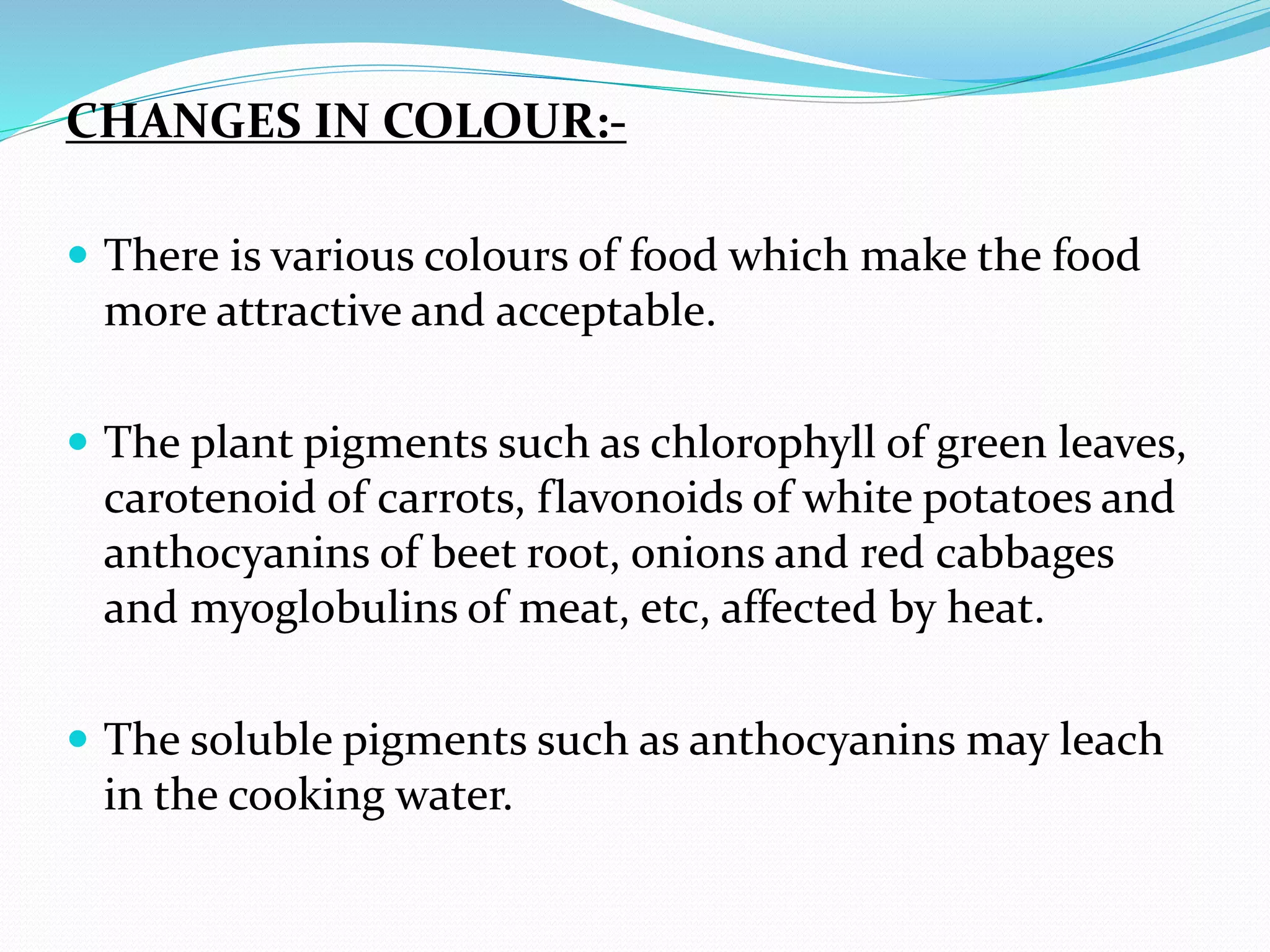 Effect of cooking | PPTX