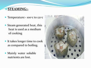 Effect of cooking | PPTX