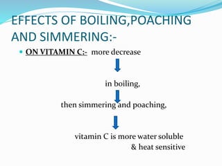 Effect of cooking | PPTX