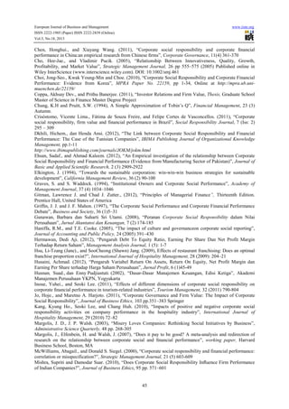 Effect of corporate social responsibility information disclosure on ...