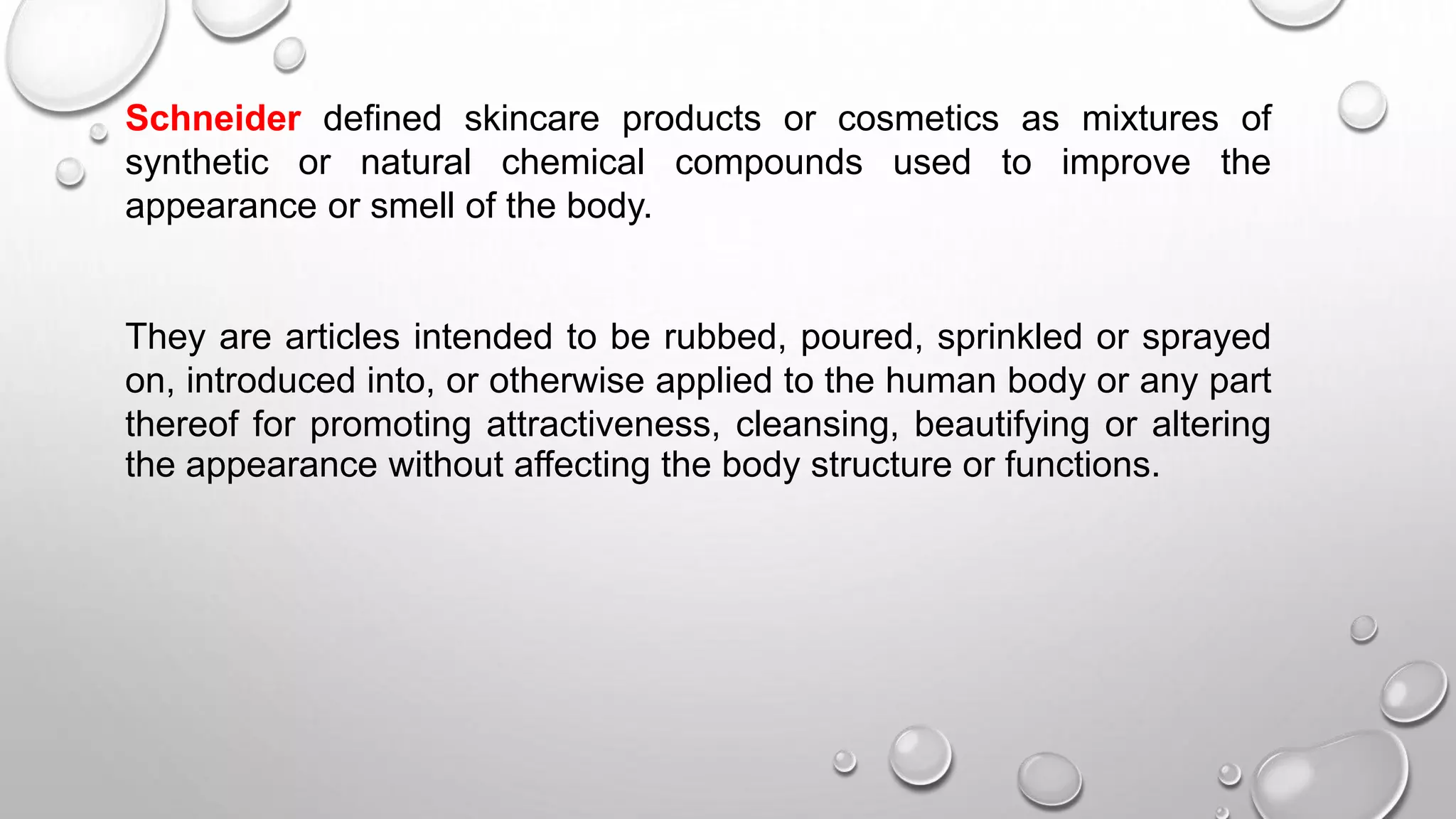 Effect of cosmetics pptx | PPTX