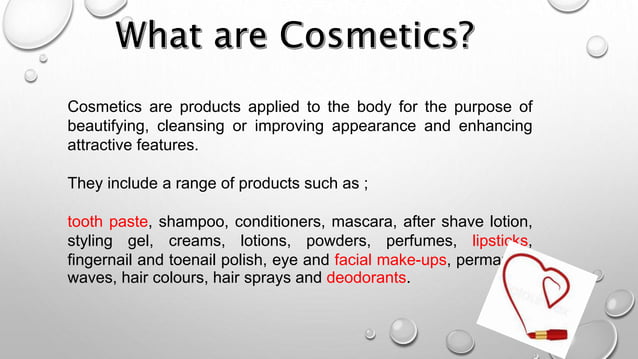 Effect of cosmetics pptx | PPTX | Skin Care | Beauty