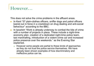 The Effect of Crime on Communities | PDF