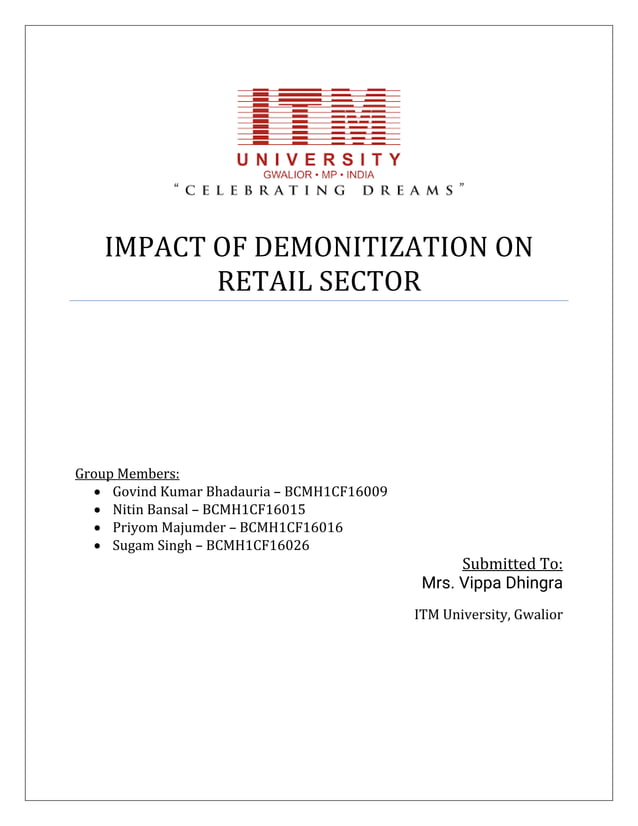 Effect of demonization on retailers | PDF