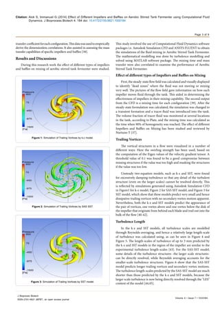 Effect of different impellers and baffles on aerobic stirred tank fermenter using computational ...