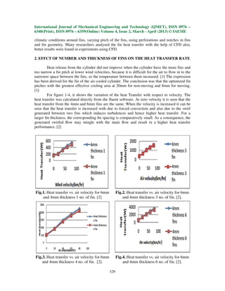 Effect of different variables on heat transfer rate of four stroke si ...