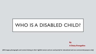 Effect of child with Disability on Family | PDF