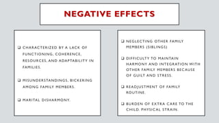 Effect of child with Disability on Family | PDF