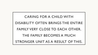 Effect of child with Disability on Family | PDF