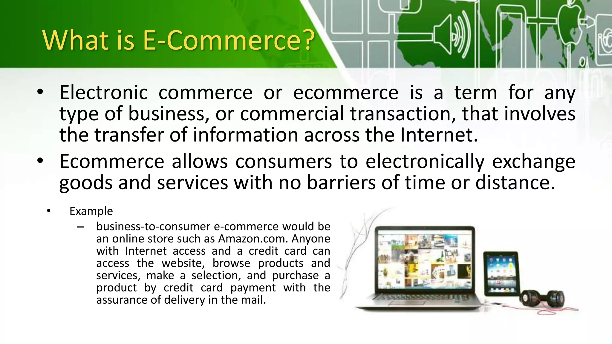 Effects of E-commerce to Globalization | PPTX