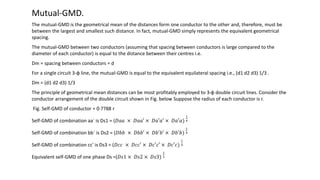 Effect of earth on transmission line, bundle conductor & method of gmd ...