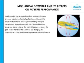Effect of electrical and mechanical tilt | PPTX