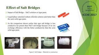 Effect of electrodes, aeration, salt bridges and source of microbes in ...