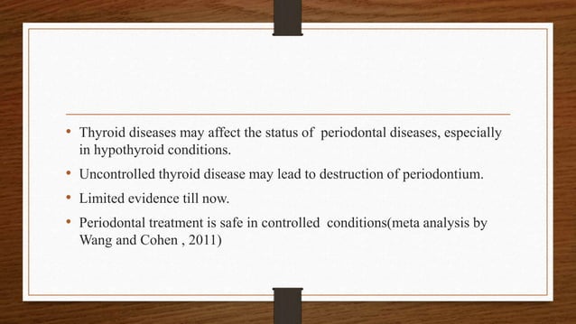 Effect of endocrine on periodontium | PPTX
