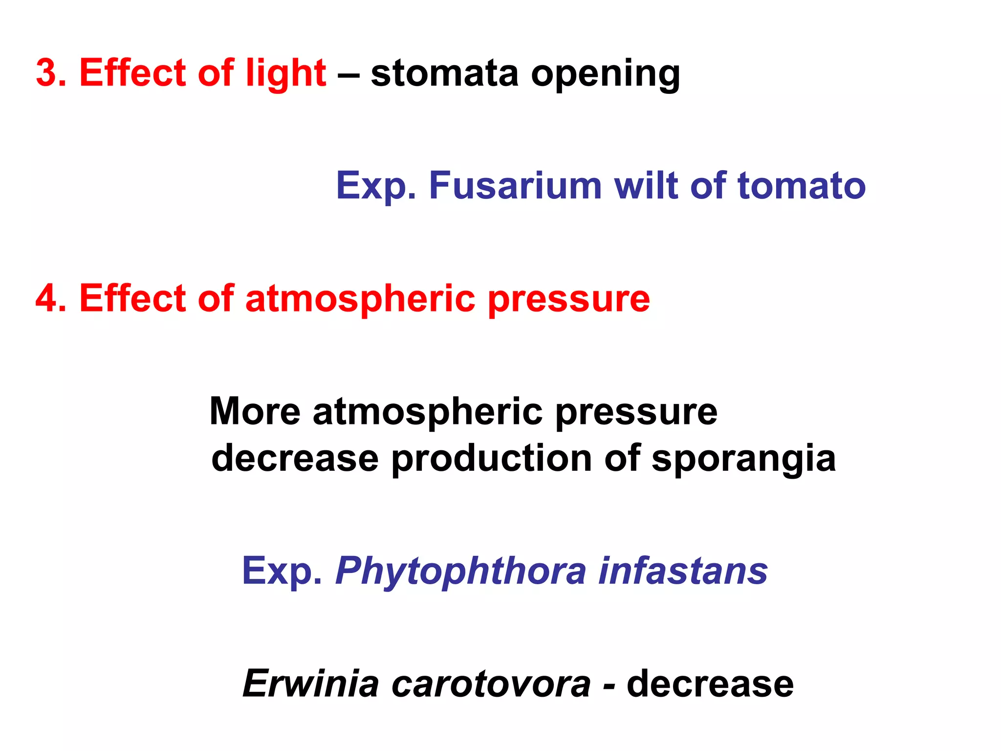 Effect of environment on plant diseases | PPT