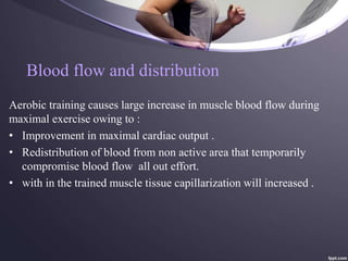 Effect of exercise on cardiovascular system | PPTX