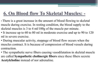 Effect of exercise on CardioVascular System | PPTX