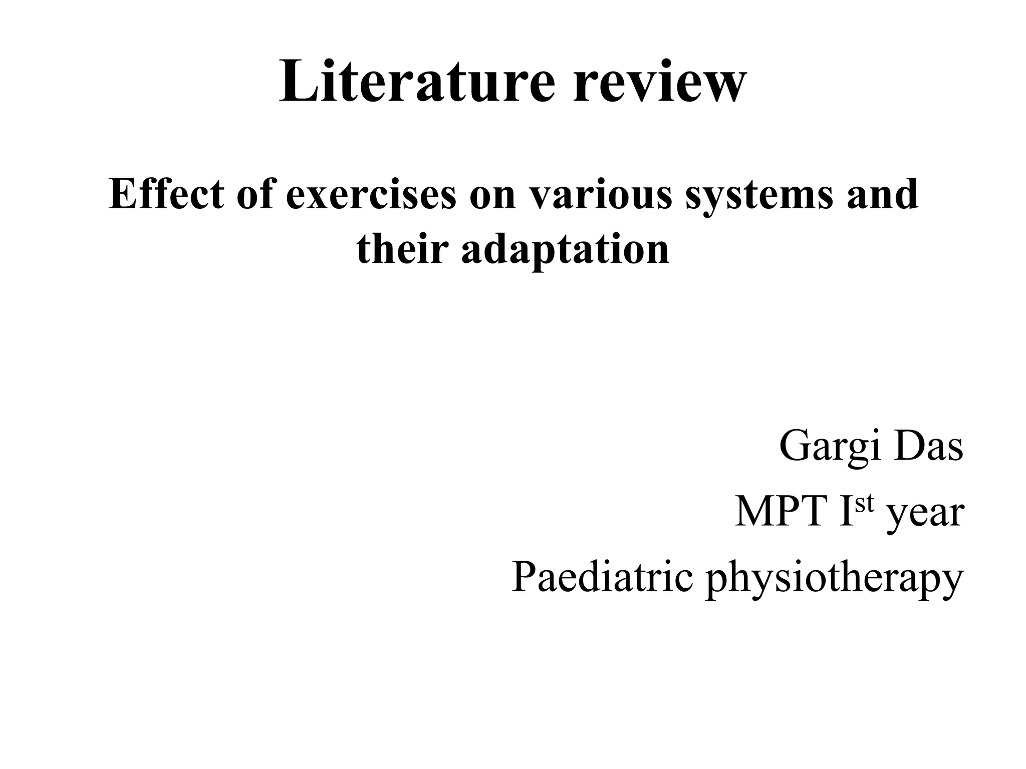 effect of ex on various systems , adaptations.pptx