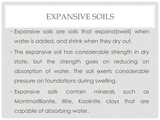 Effect of expansive soils on buildings and its prevention | PDF