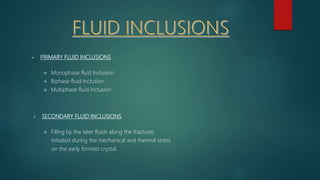 Effect of fluids on minerals | PPTX