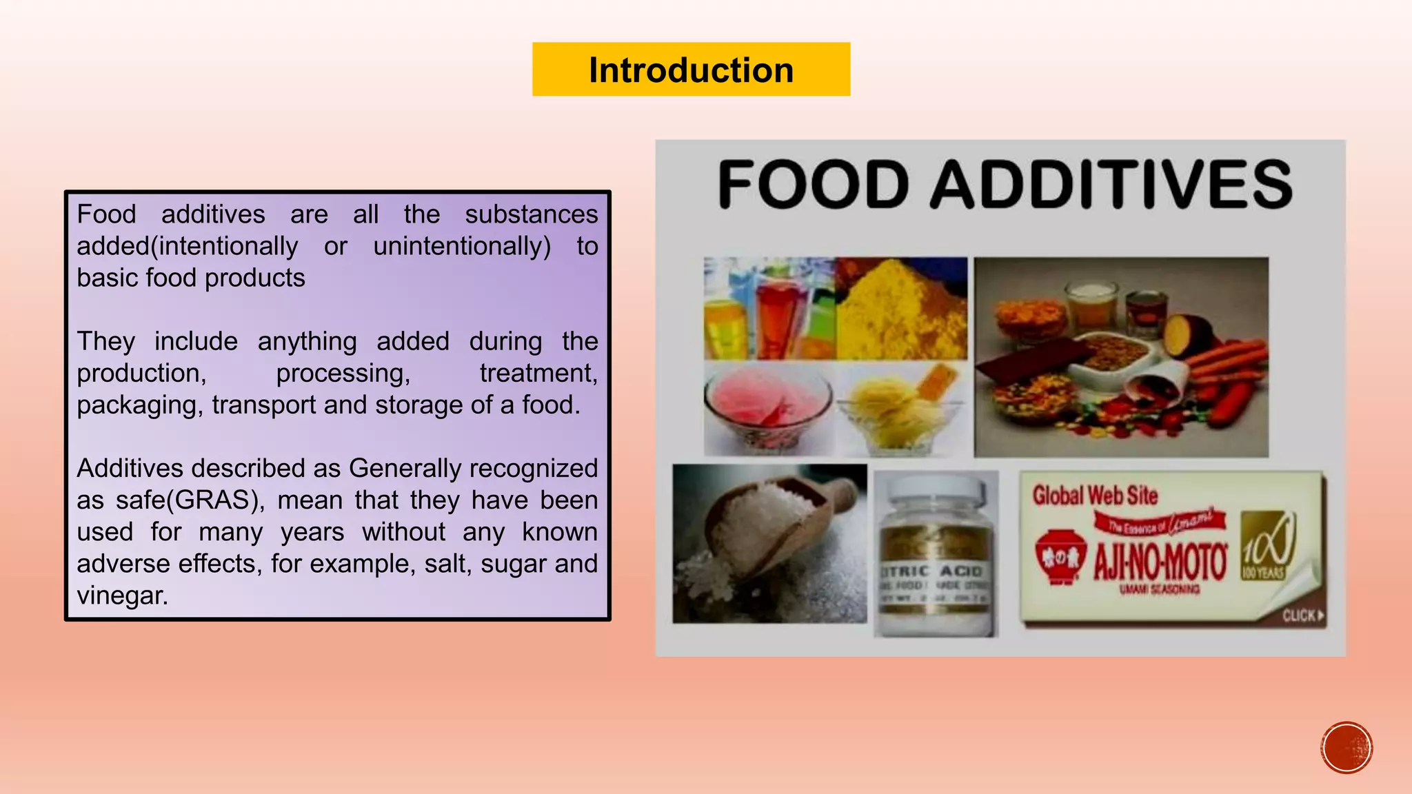 Effect of Food Additives on Health | PPTX