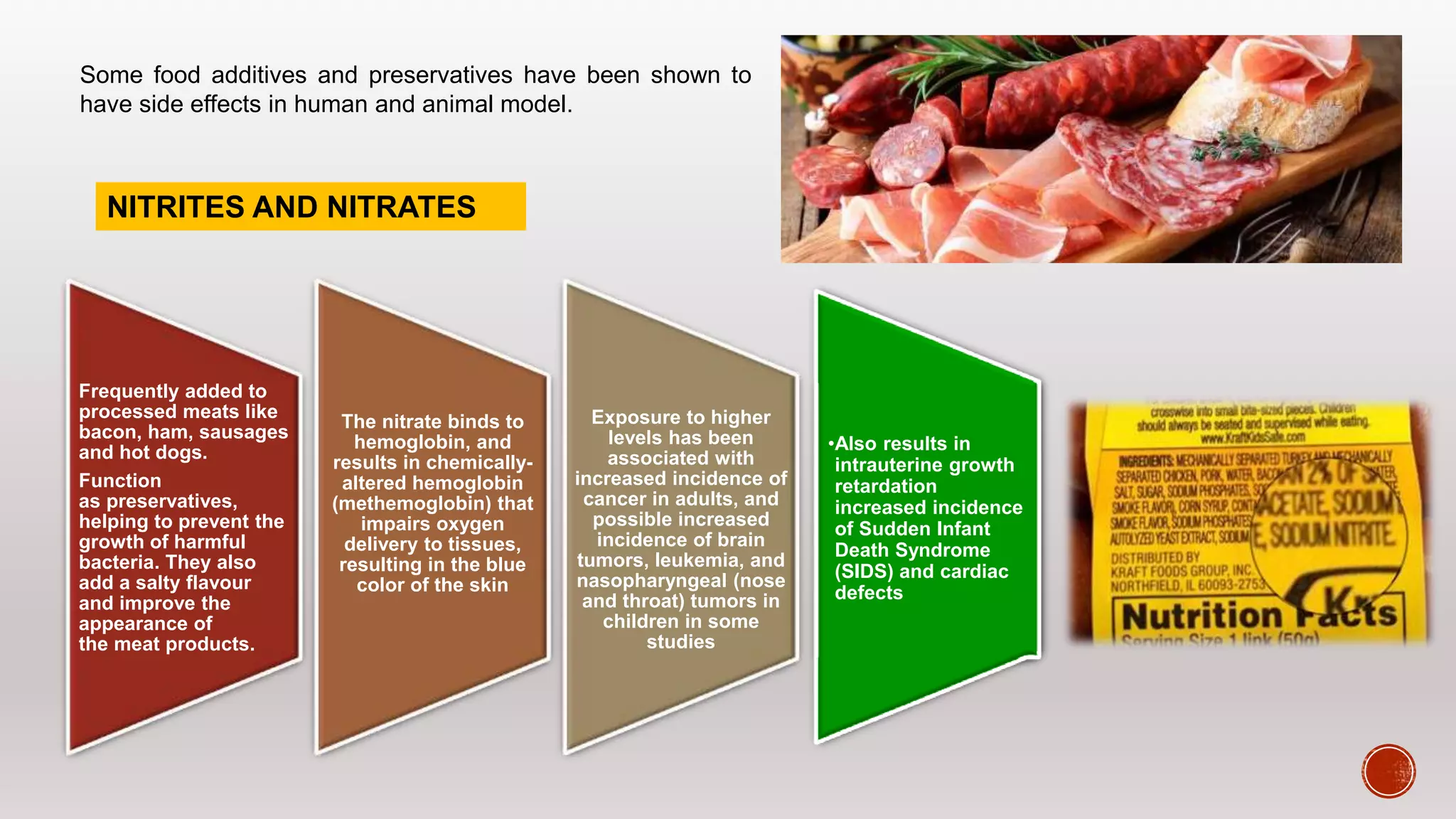 Effect of Food Additives on Health | PPTX