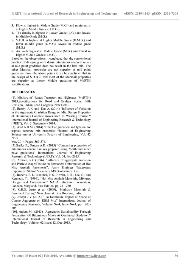 Effect of gradation of aggregates on marshall properties of sdbc mix ...